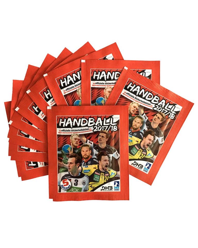 Handball Sammelsticker 2017/18(10 Stickerpäckchen) | Handballmeister