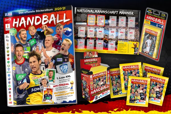 Erstmals mit Stickern UND Karten: Die Handball-Sammelkollektion 2020/21 ...
